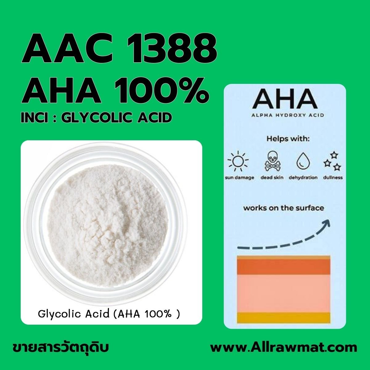 P1388 : AHA 100% - Rawmator สารวัตถุดิบ